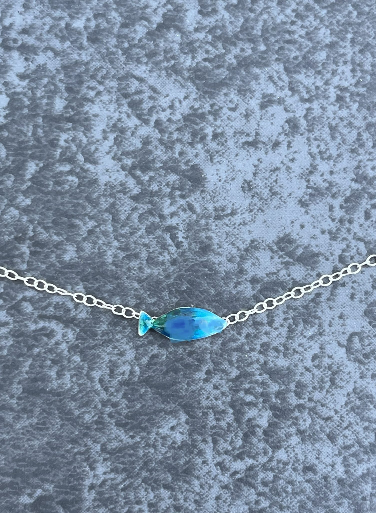 Fish Necklace, enamel fish necklace, Pisces pendant, fish necklace ...
